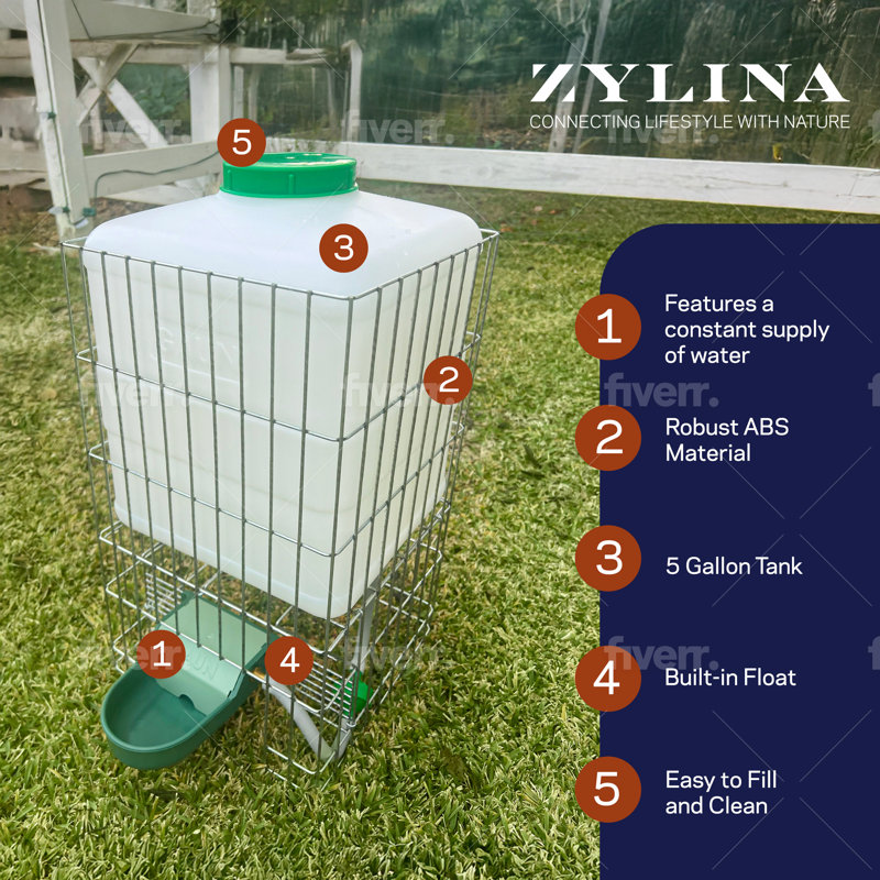 Zylina Auto Waterer in Casing - 5 Gallons | Wayfair