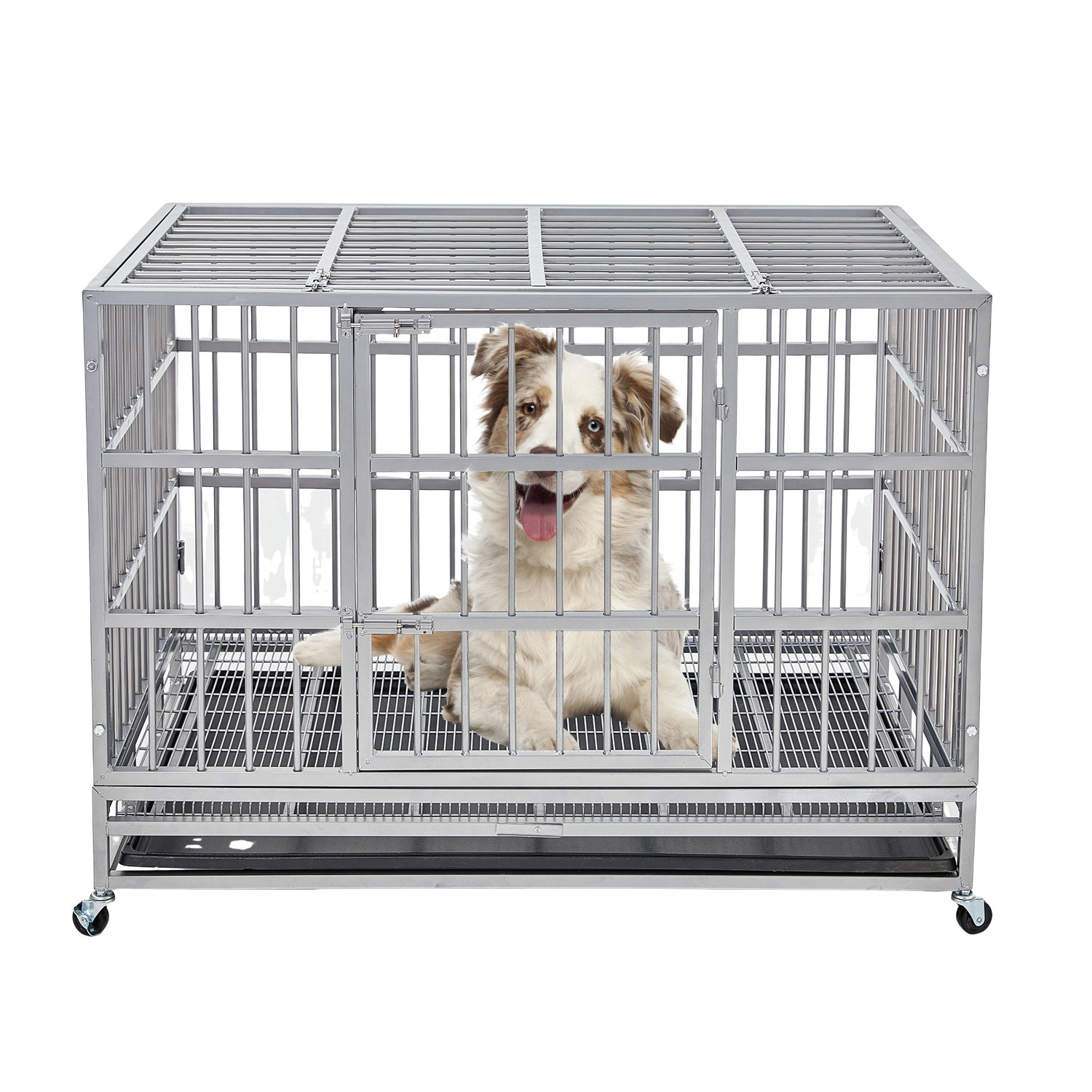 Crate Cage 42 Inch Dog Crate Cheap Cage Crate Dog Crate Design Dog Cage ...