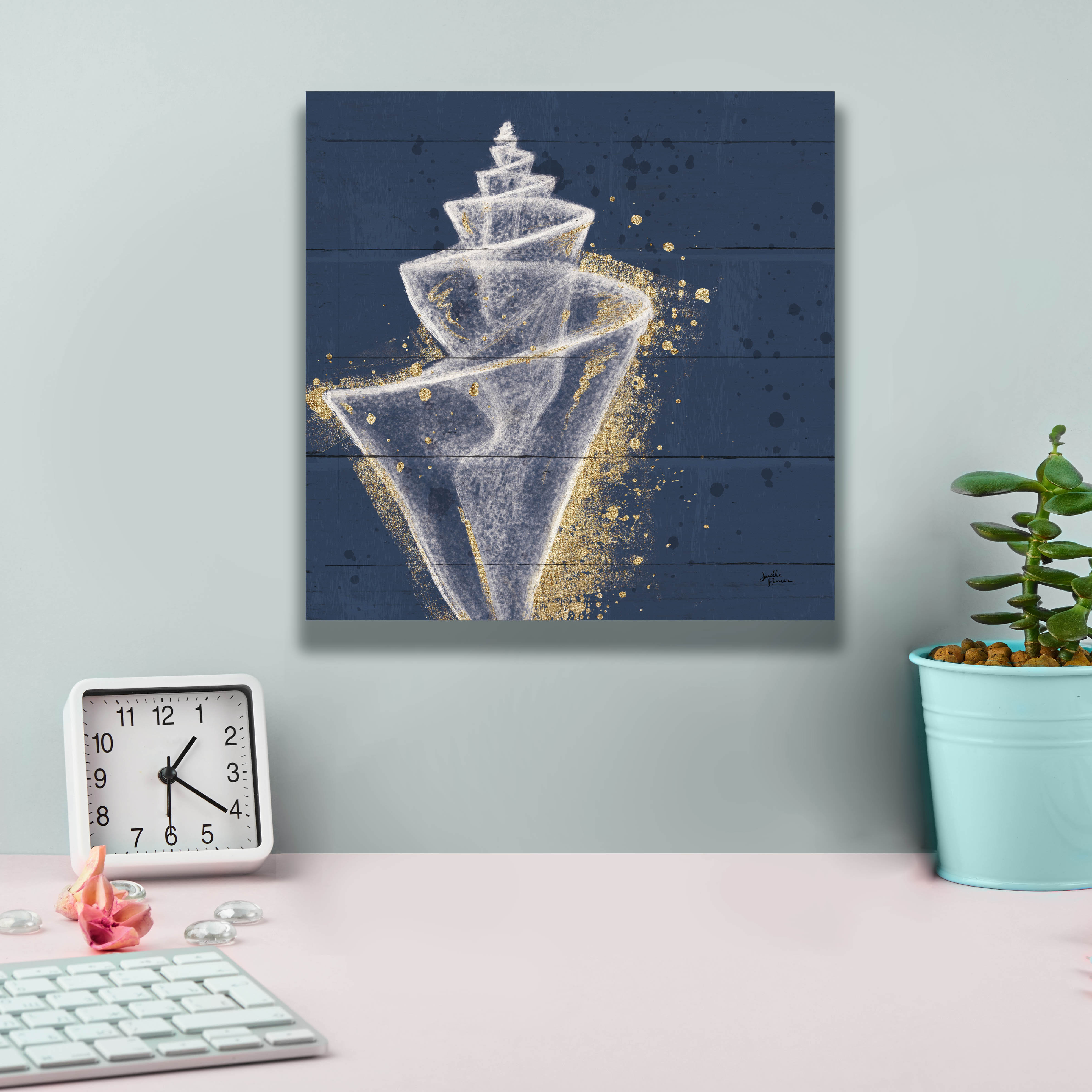 Ivy Bronx 'Calm Seas V3 No Words' by Janelle Penner Canvas Wall Art ...