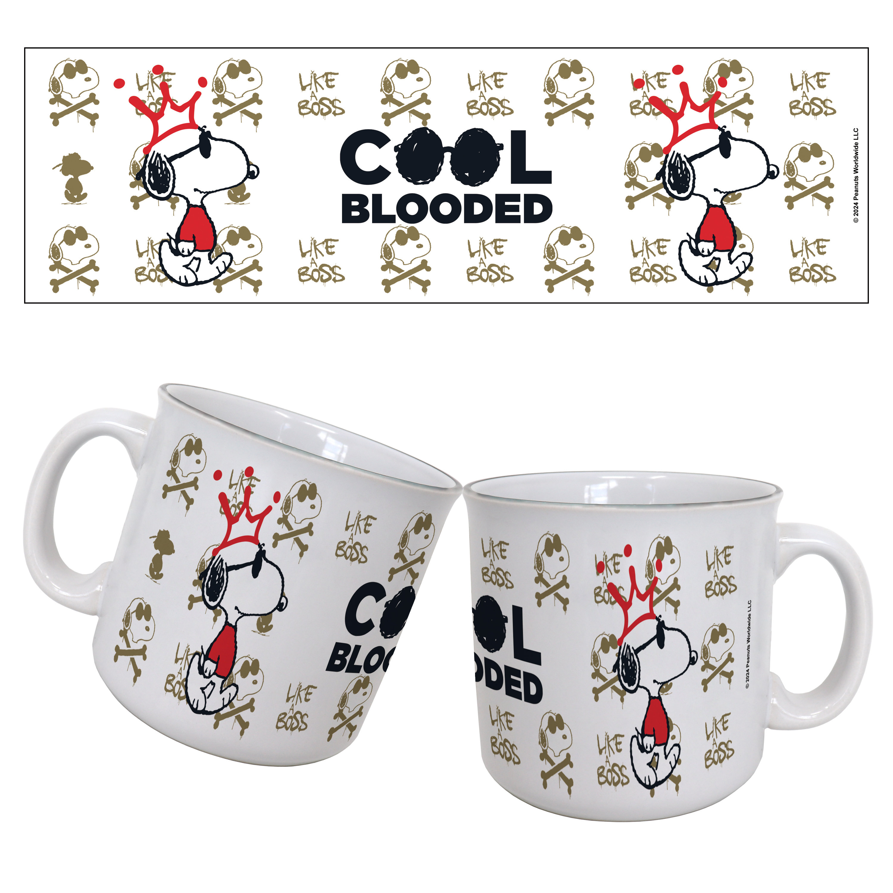 Pyramid America Peanuts - Cool Blooded 20oz. Camper Mug | Wayfair