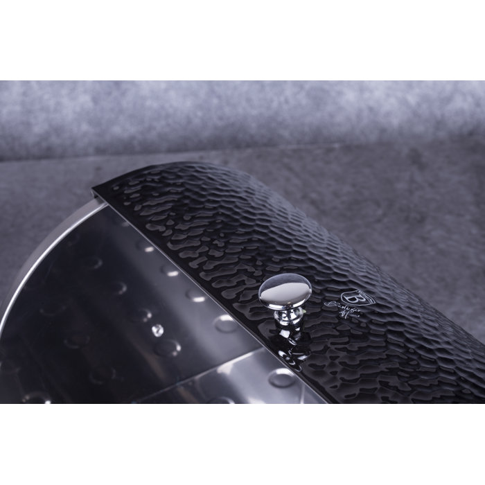 Berlinger Haus Stainless Steel Bread Box for Kitchen Countertop ...