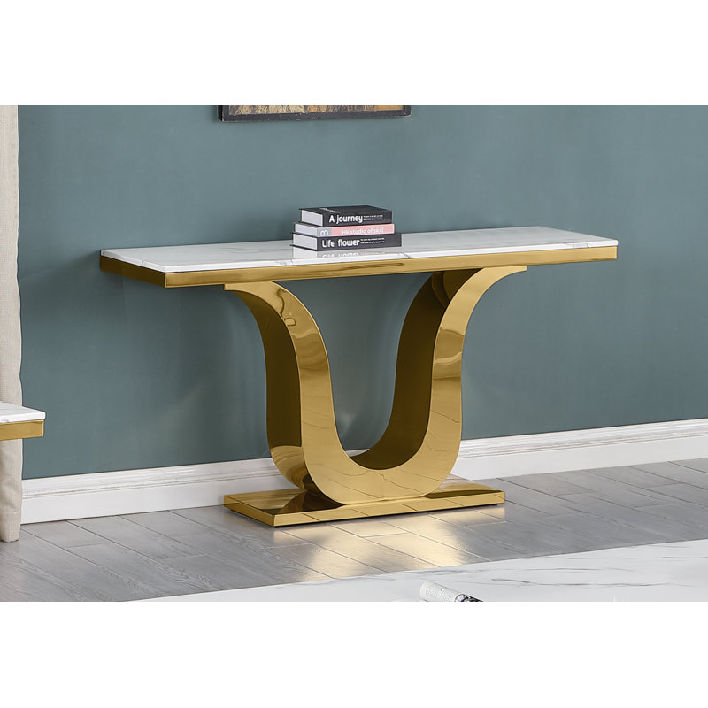 Everly Quinn Halene 55" Console Table | Wayfair