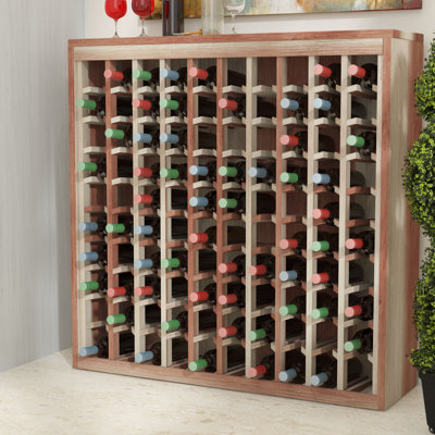 Red Barrel Studio® Karnes Deluxe 100 Bottle Floor Wine Bottle Rack ...