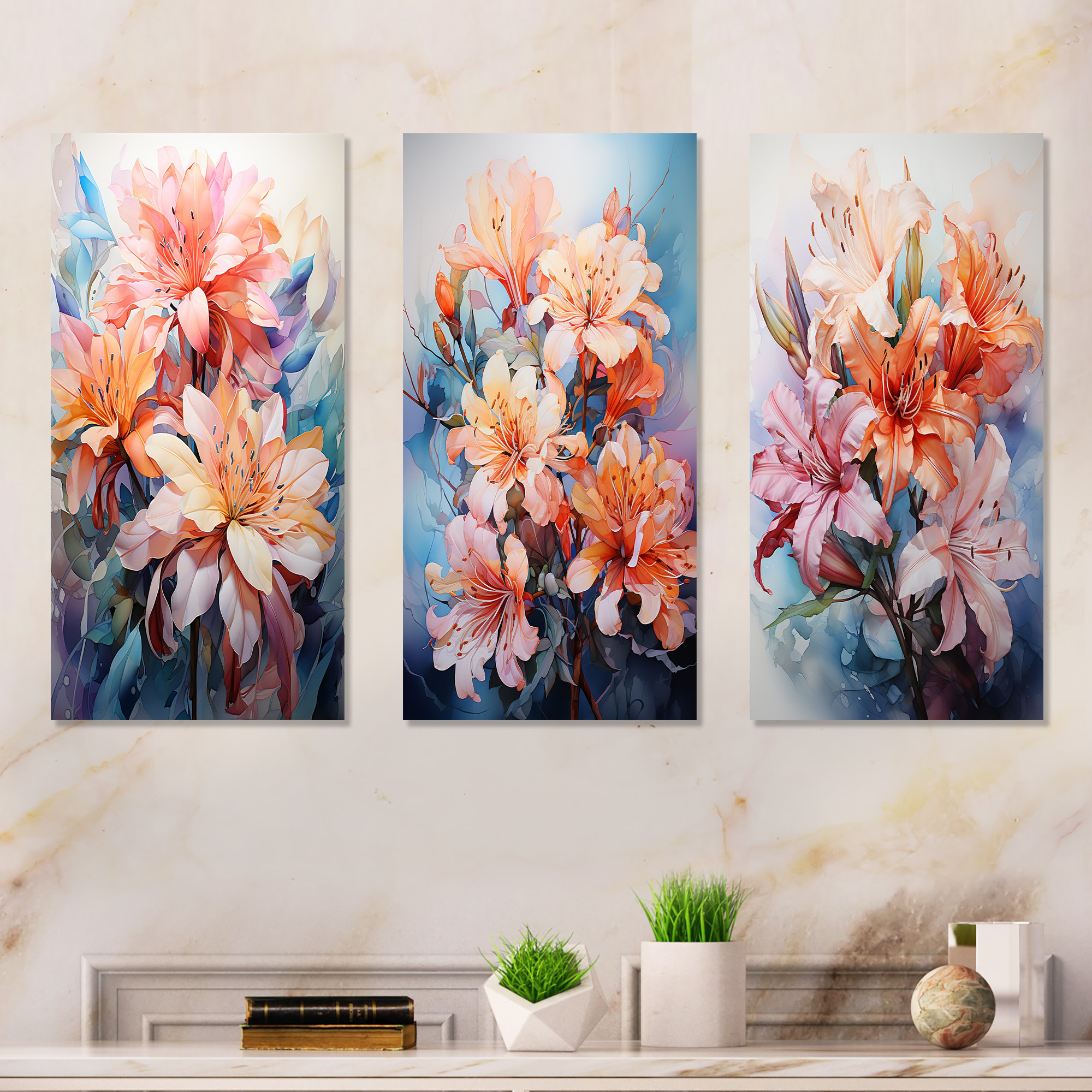 Dakota Fields Joyful Tropical Hibiscus Bouquet - Hibiscus Wall Art ...