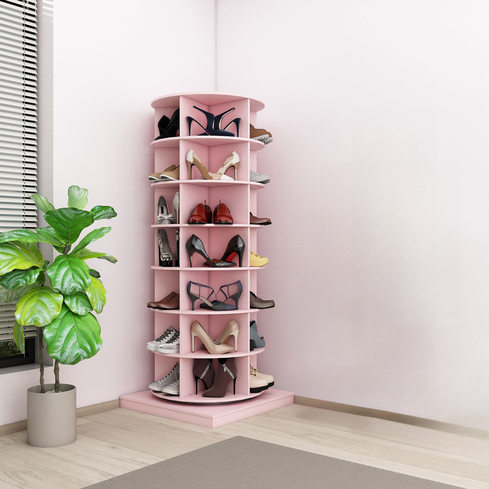 Rebrilliant 20 Pair Shoe Rack | Wayfair