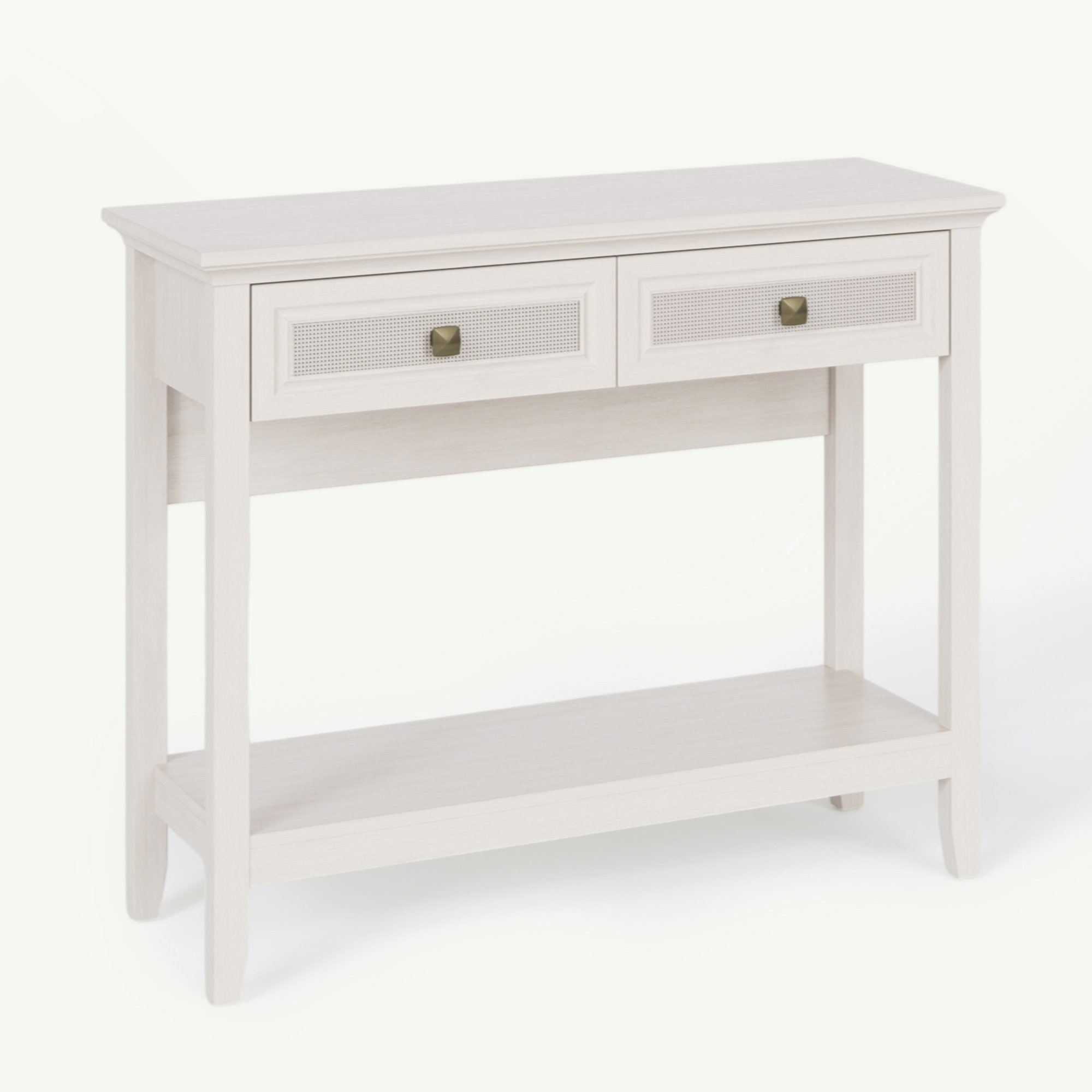 Lark Manor Console Table With Rattan Drawers, Wooden Sofa Tables ...
