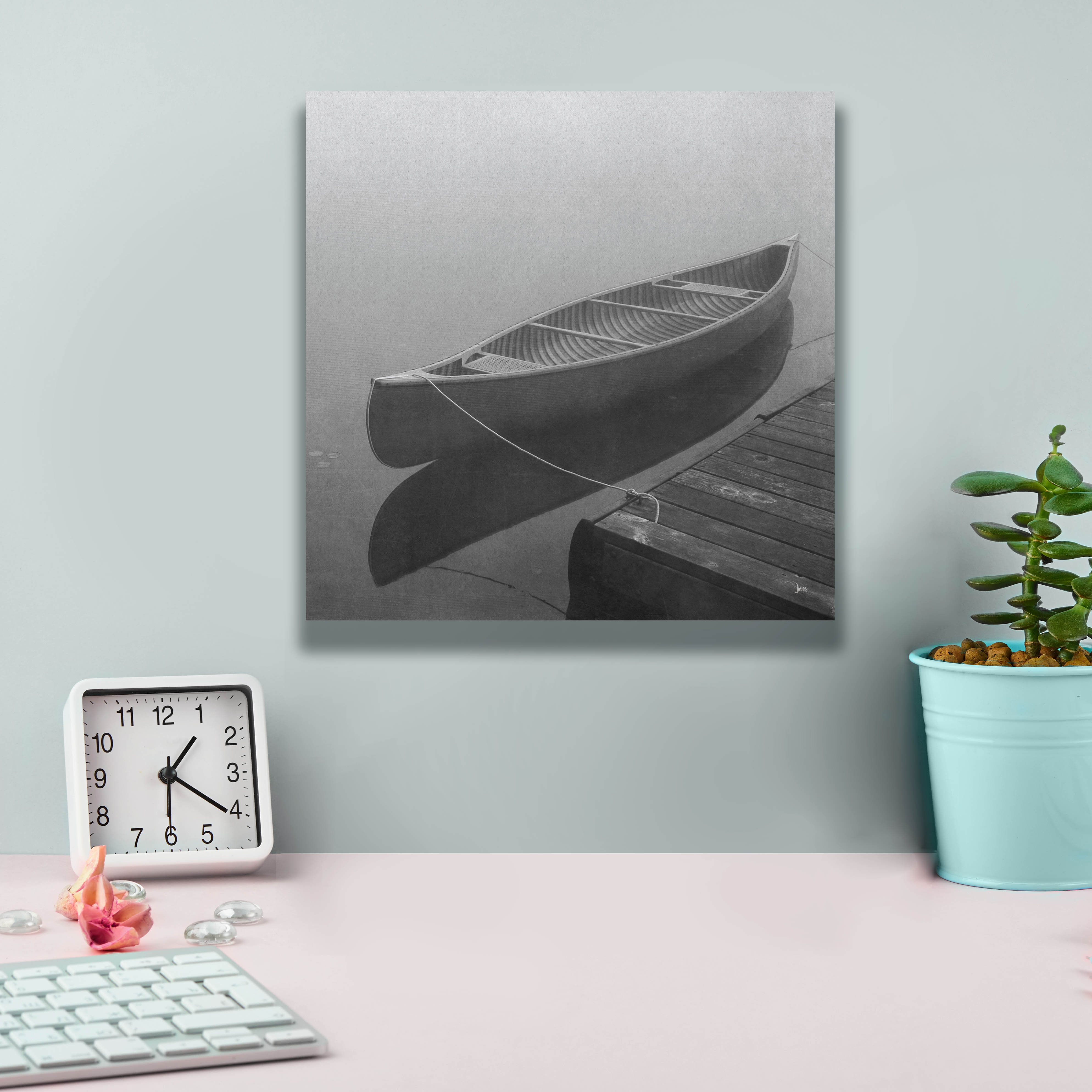 Breakwater Bay " Calm Waters Canoe II BW " by Jess Aiken | Wayfair