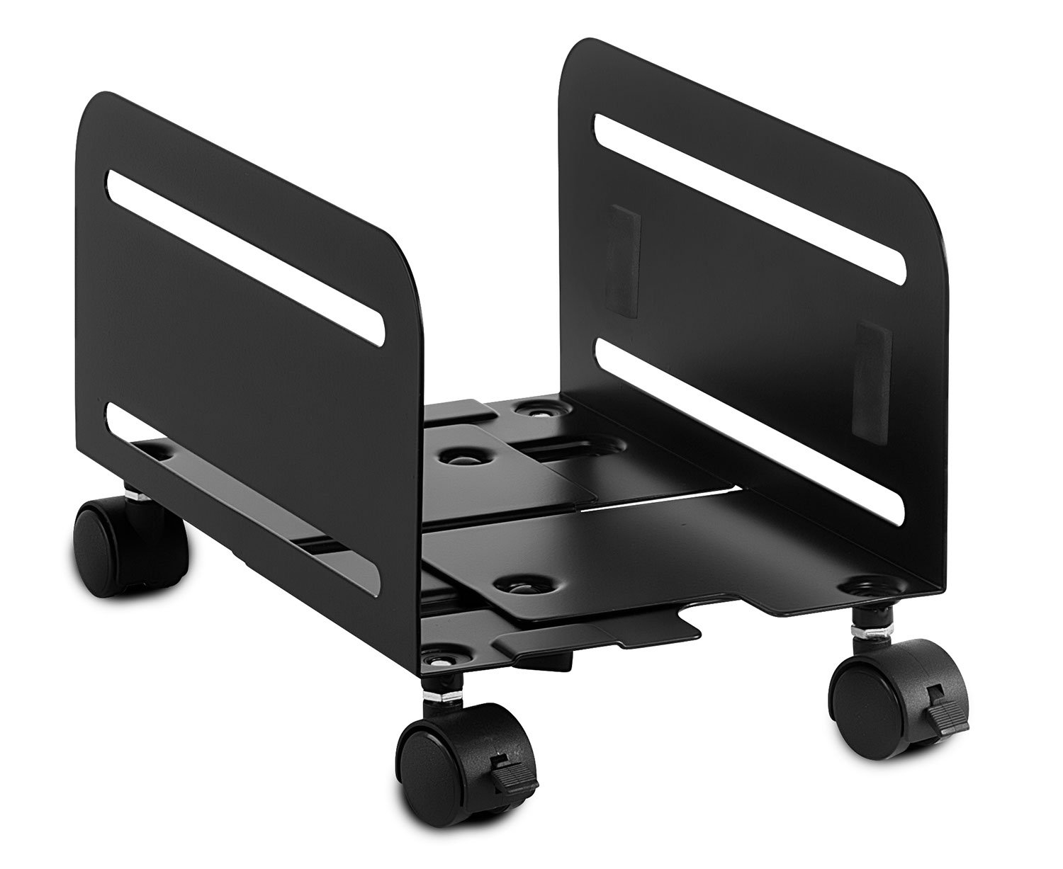 Mount-It! Adjustable Rolling CPU Stand with Wheels, Desktop Computer ...