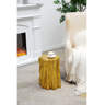 Mercer41 Golden Tree Trunk Stool (Antique Gold, 13.5” X 13.5” X 20 ...