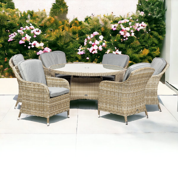 Royalcraft WENTWORTH 6 Seater Round Imperial Dining Set (1 x 140cm ...