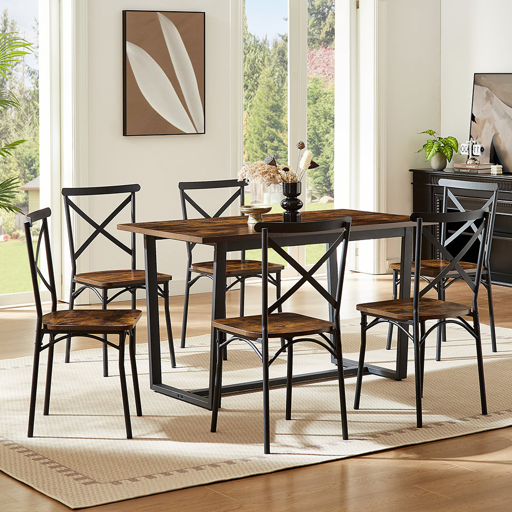 Gracie Oaks Tamworth Rectangular 52'' L x 27.6'' W Dining Set | Wayfair
