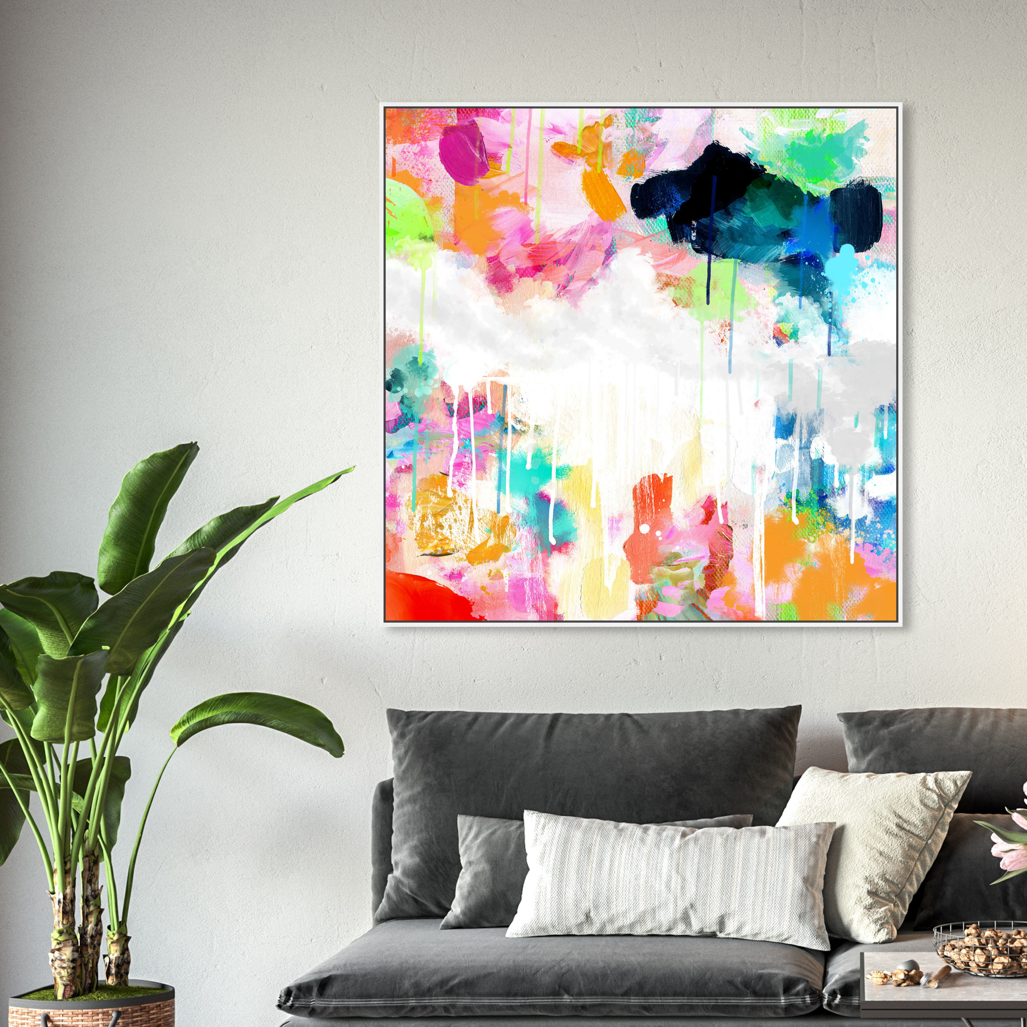 Oliver Gal Prints Abstract 'Bright And Joyful' Paint By Oliver Gal Wall ...