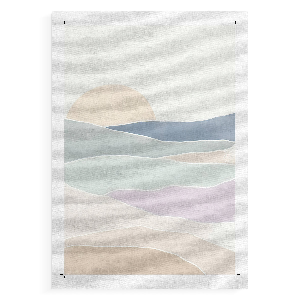 Astoria Grand Wave Tableau I -Canvas Print Only - NOT FRAMED | Wayfair