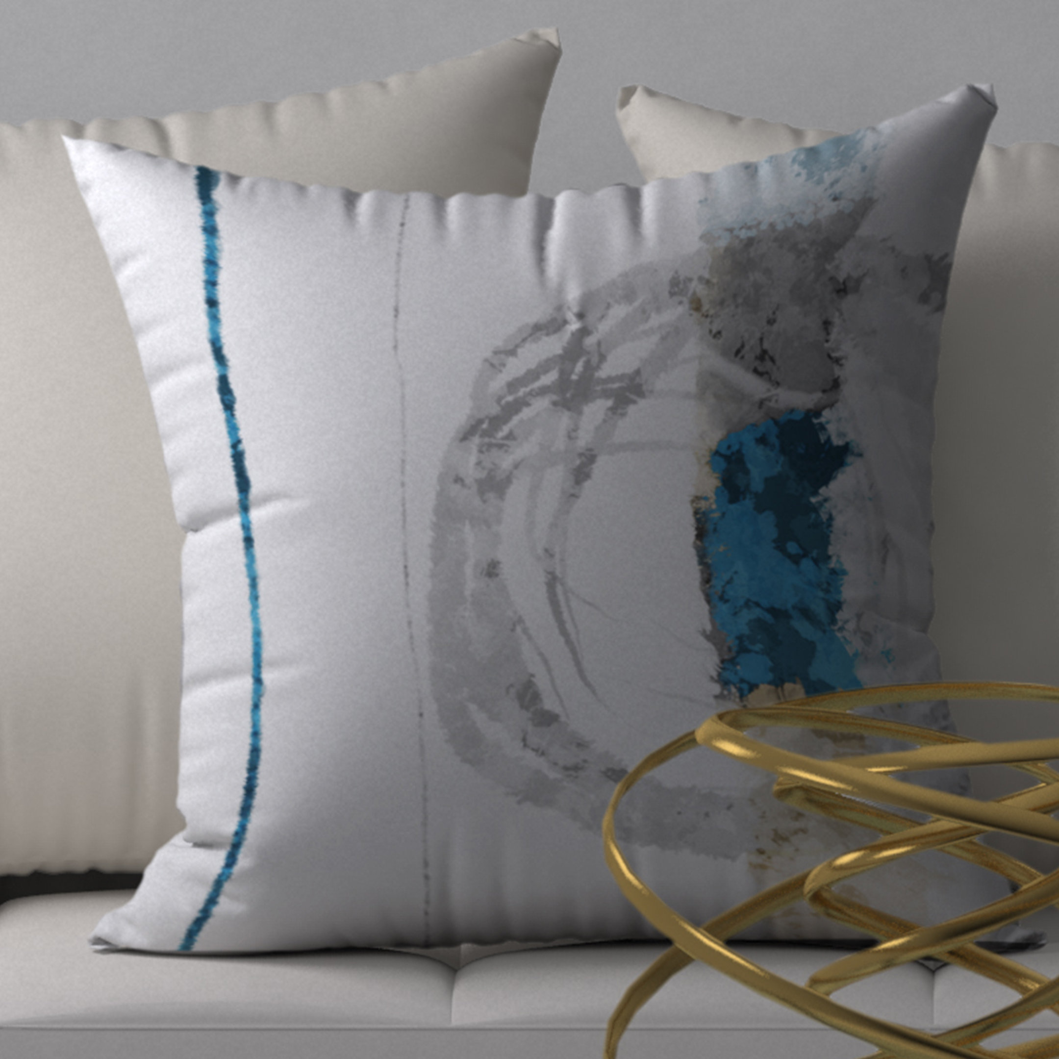 LeRoi Products Falling Spectacular Square Pillow Cover & Insert | Wayfair