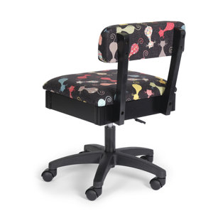 Arrow Sewing Adjustable Height Hydraulic Sewing & Craft Chair with ...
