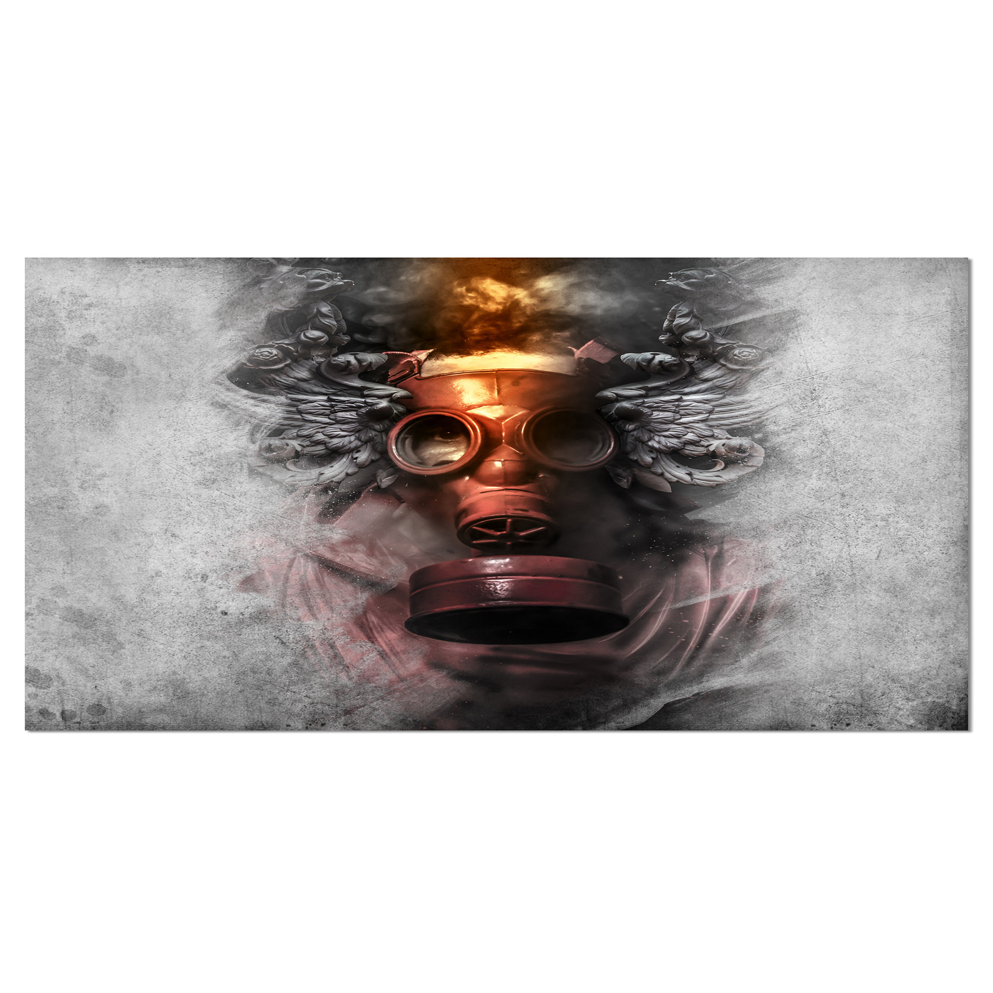 East Urban Home Toxic Man in Mask - Wrapped Canvas Graphic Art Print ...