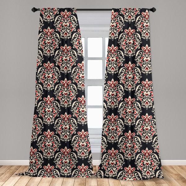 East Urban Home Gardinen-Set Aido mit Stangendurchzug, halbtransparent ...