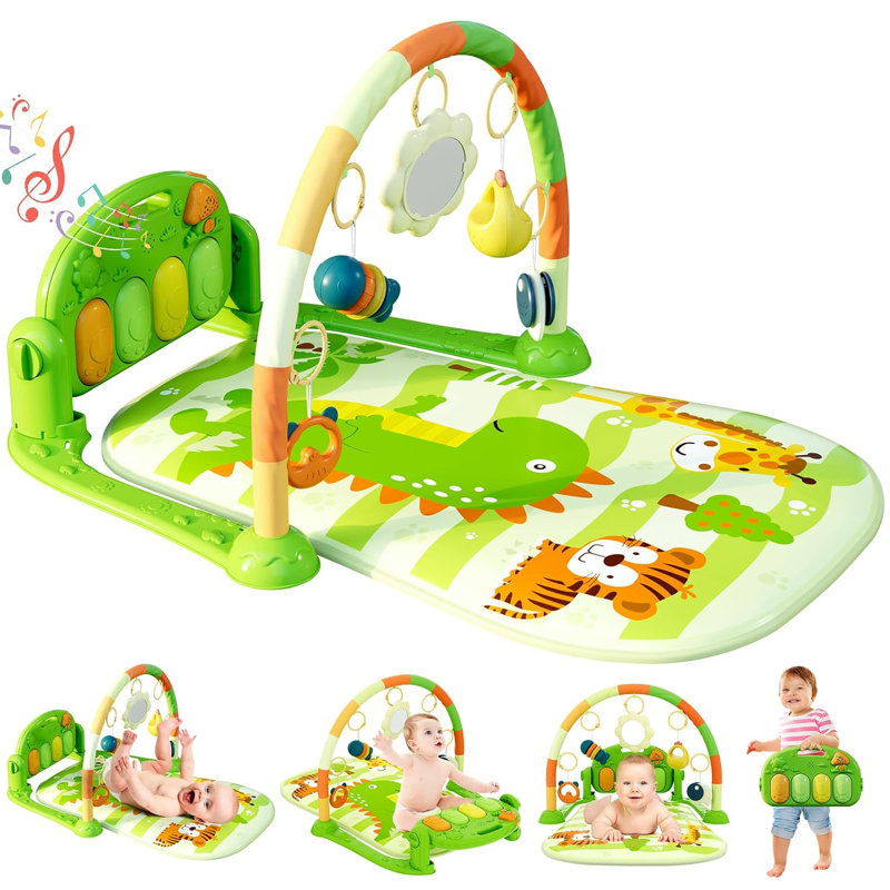 dearlomum Baby Play Mat Baby Gym,Funny Play Piano Tummy Time Baby ...