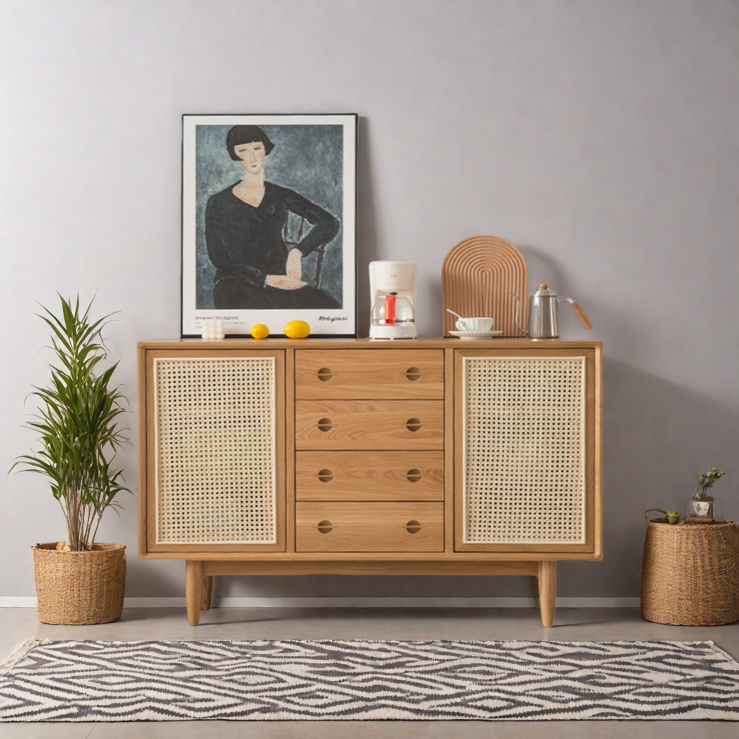 Bayou Breeze Modern minimalist storage cabinet - Wayfair Canada
