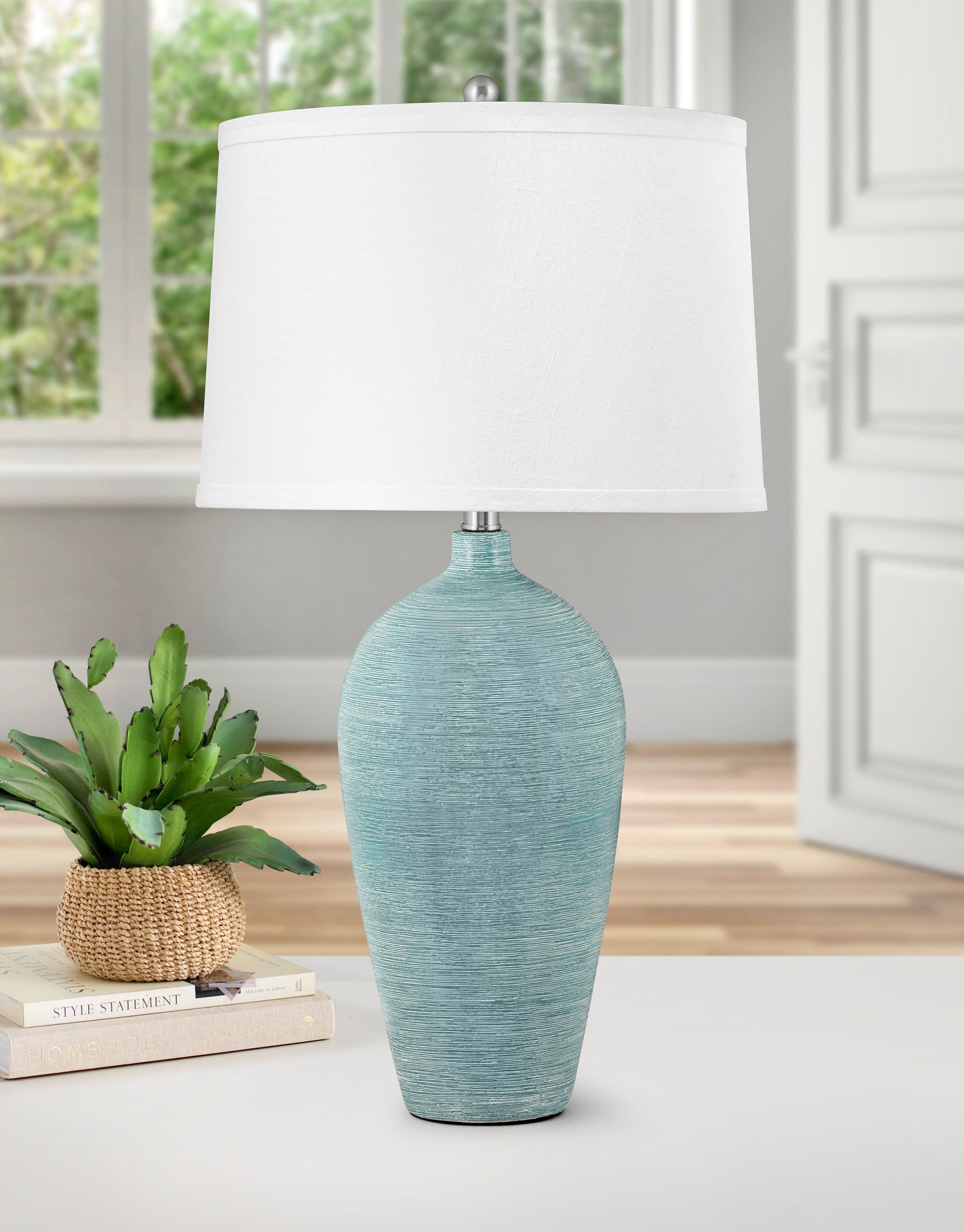 Medallion Lighting Monza 28 in. Ceramic Table Lamp & Reviews | Wayfair