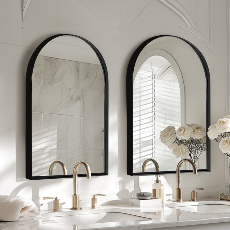 Ebern Designs Brenai Recessed Framed 1 Door Medicine Cabinet with 2 ...