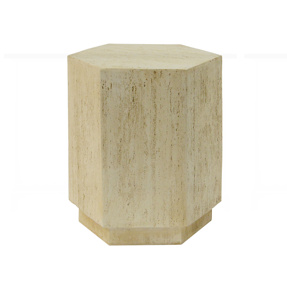 Latitude Run® MGO Hexagonal Archaistic Side Table | Wayfair