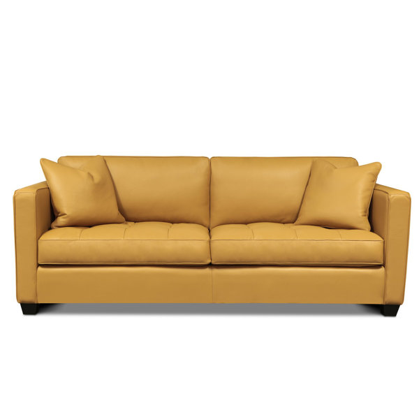 Eleanor Rigby Arizona 92'' Leather Sofa | Wayfair