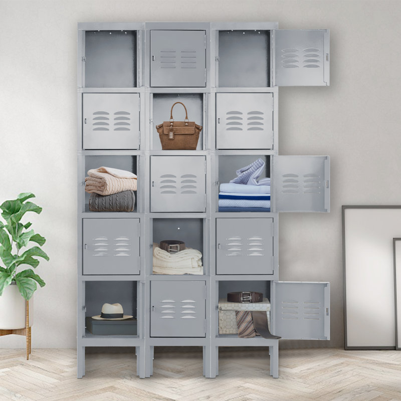 SUNCROWN Metal 5 - Tier 12'' Employee Locker | Wayfair