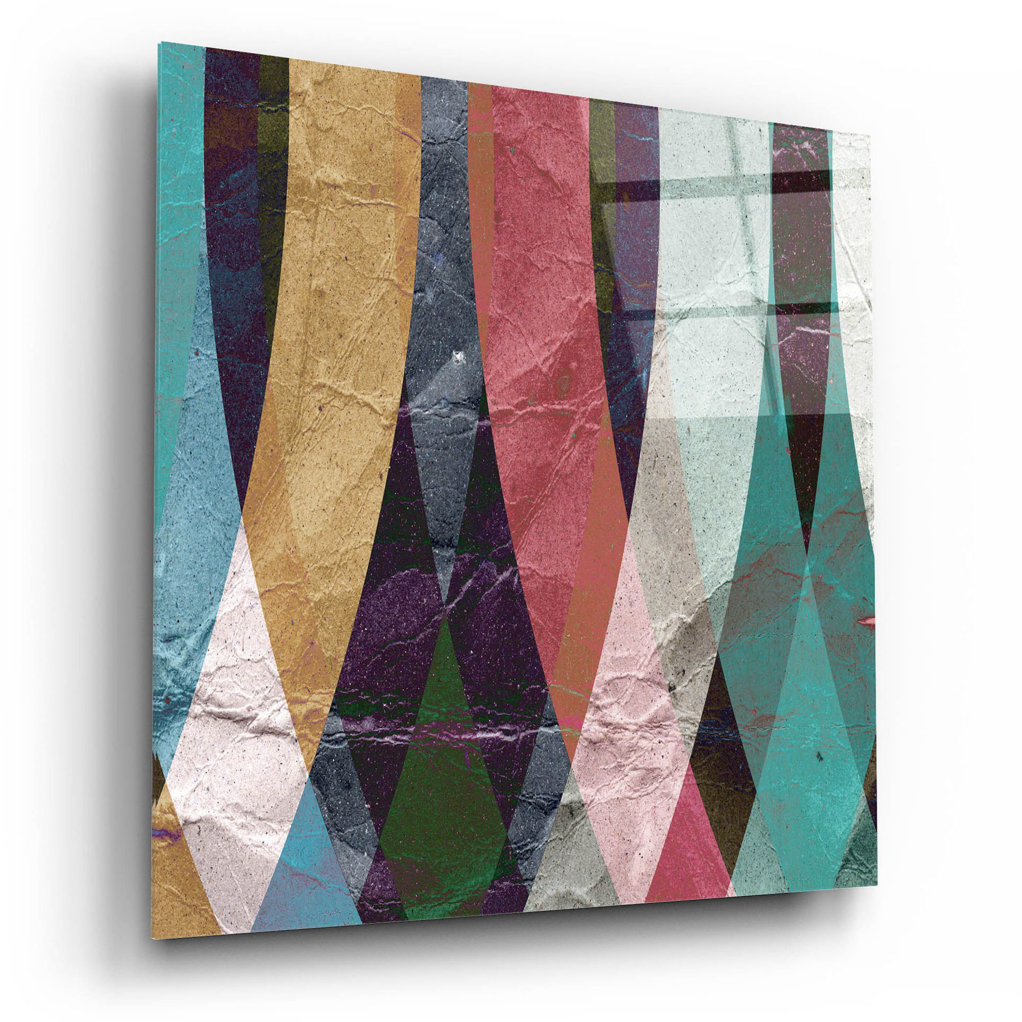 Orren Ellis 'Geometric Design 4' By Graphinc, Acrylic Glass Wall Art ...