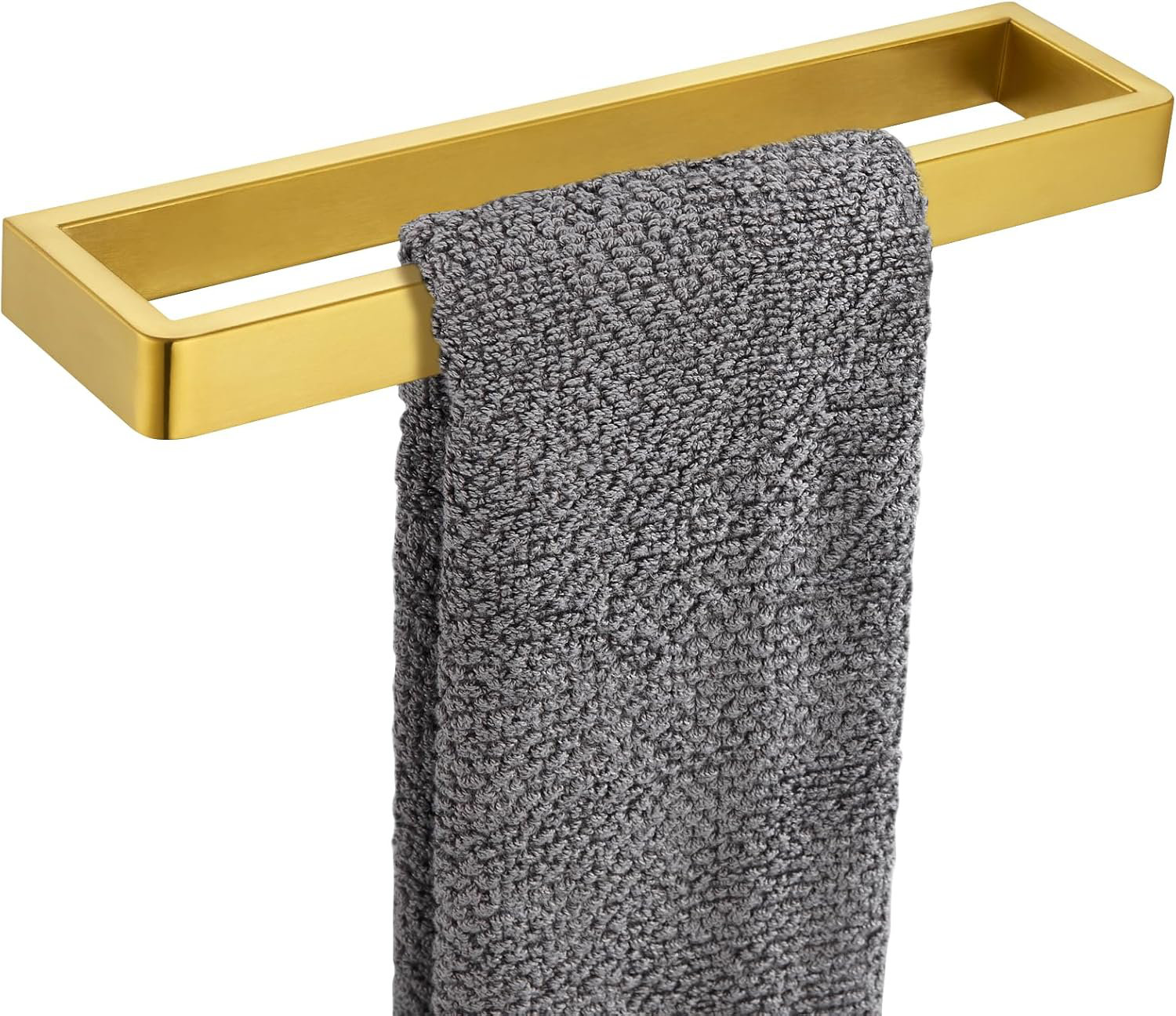 HAPPY LIFE Premium Towel Bar, 304 Stainless Steel Wall-Mounted Towel ...