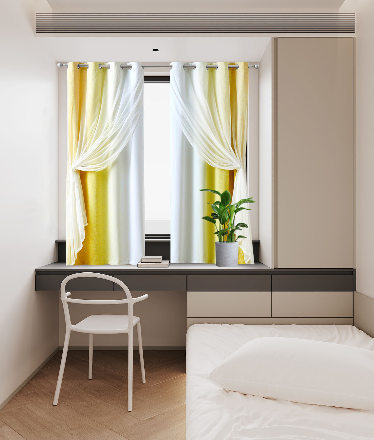 Hokku Designs Blackout Curtains With Lace Sheer Elegant Layered,Double ...