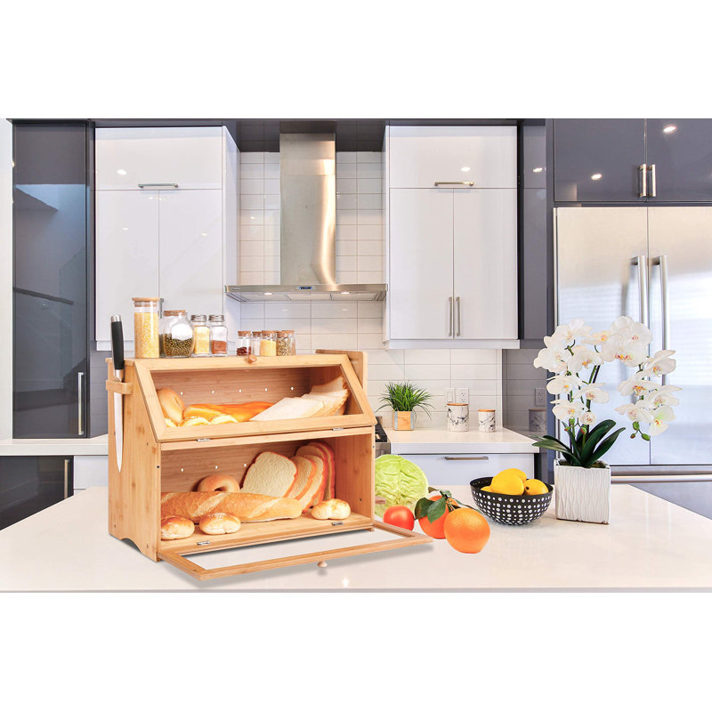 Wildon Home® Annemijn Wood Food Storage Container | Wayfair