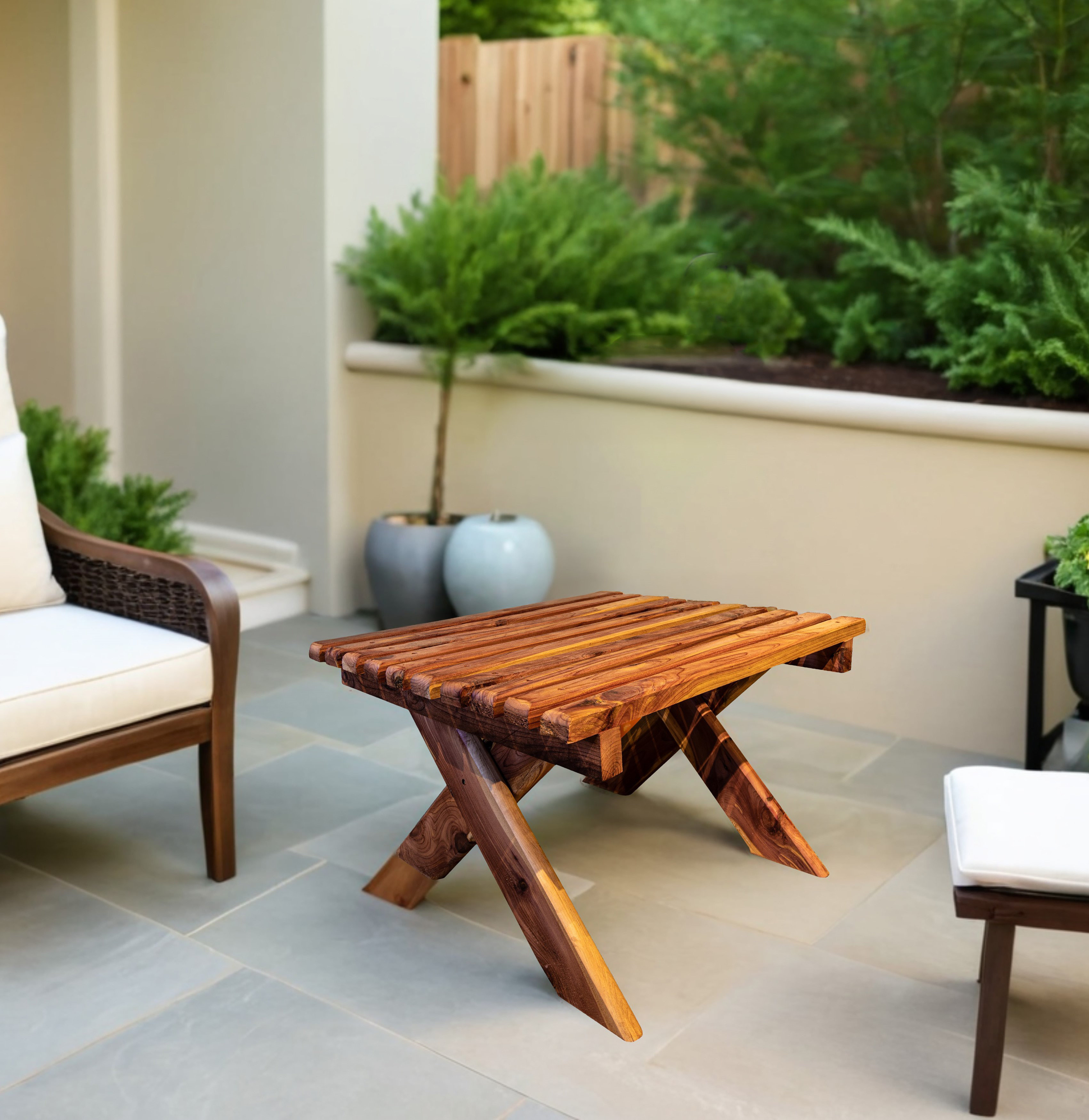 Millwood Pines Ozark Mountain Red Cedar Table - Wayfair Canada