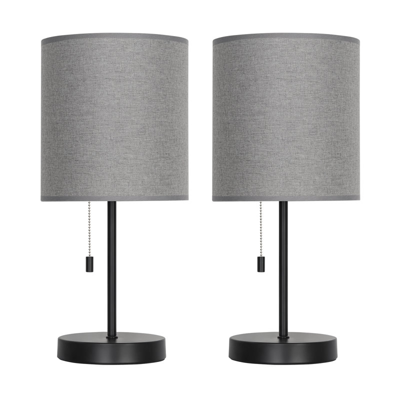 Latitude Run® Modern Desk Lamps Pull Chain Nightstand Table Lamp | Wayfair