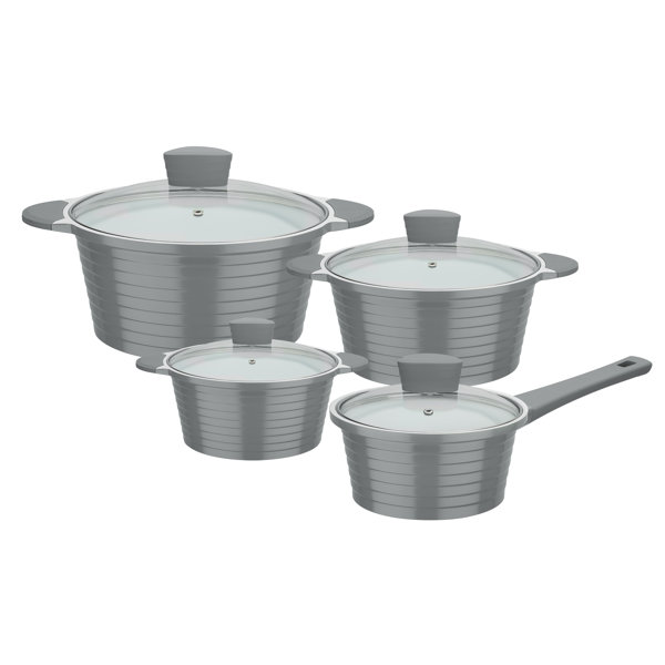 GSW 8 - Piece Non-Stick Aluminium Cookware Set | Wayfair.co.uk