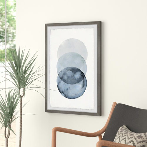 Mercury Row® Circles Overlap by Parvez Taj - Picture Frame Print ...