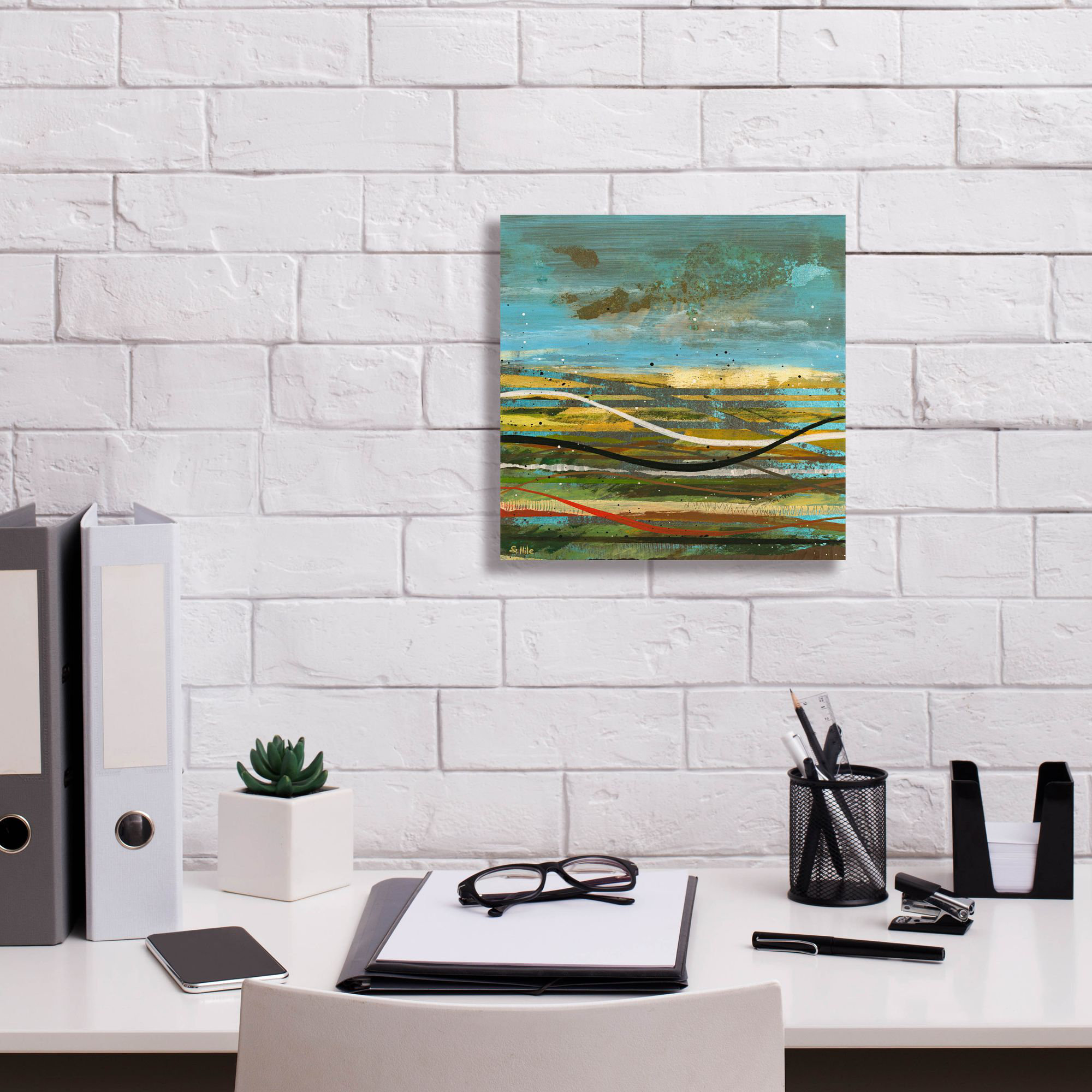 Ivy Bronx Canvas High Plains 3 On Canvas by Scott Hile Print | Wayfair