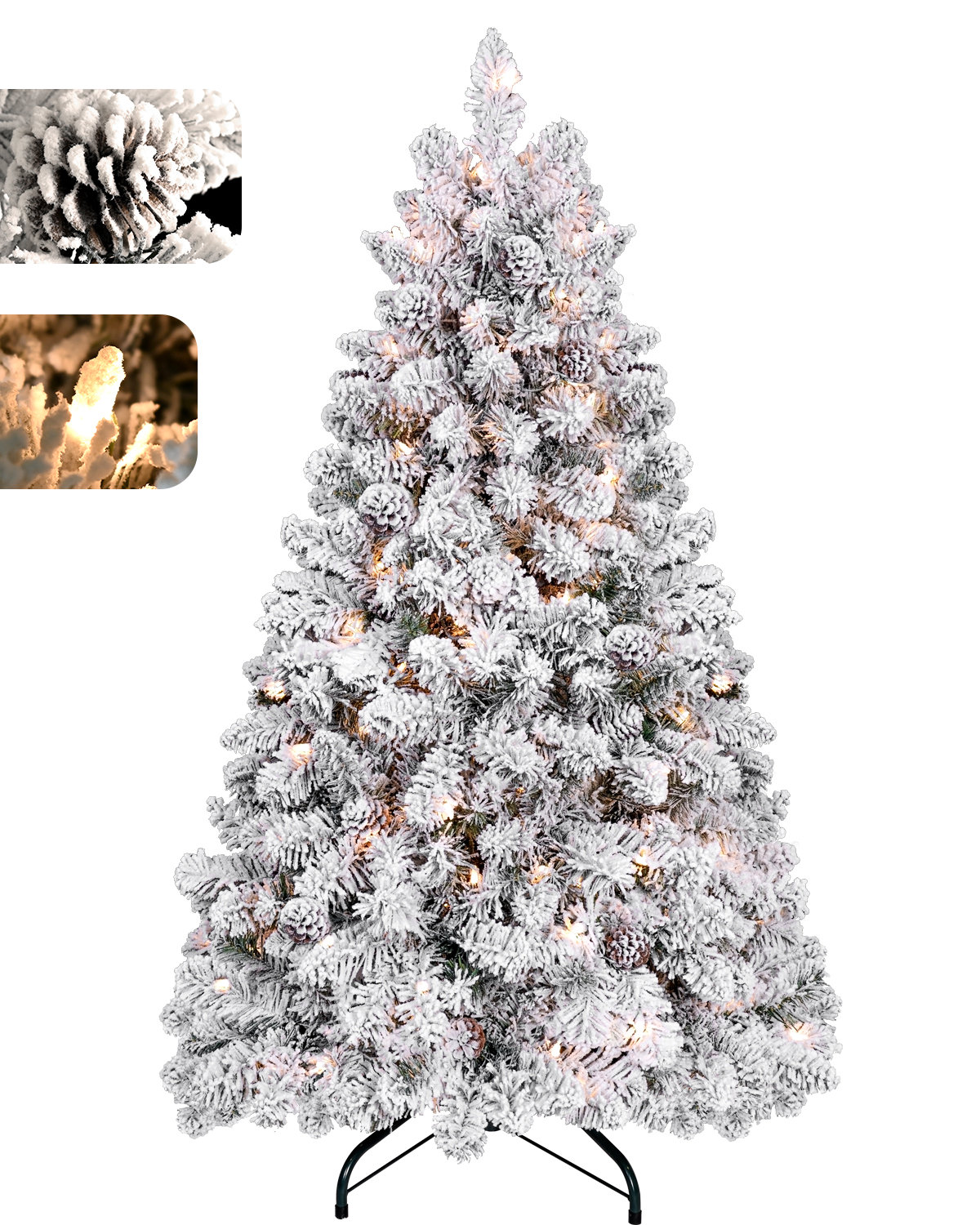 The Holiday Aisle® 4 ft Unlit Artificial Christmas Tree, 366 PVC Branch ...