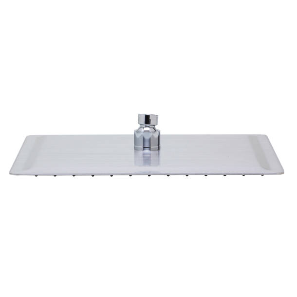 Luxier 12" Square Ultra Thin Rainfall 1.8 GPM Shower Head & Reviews ...