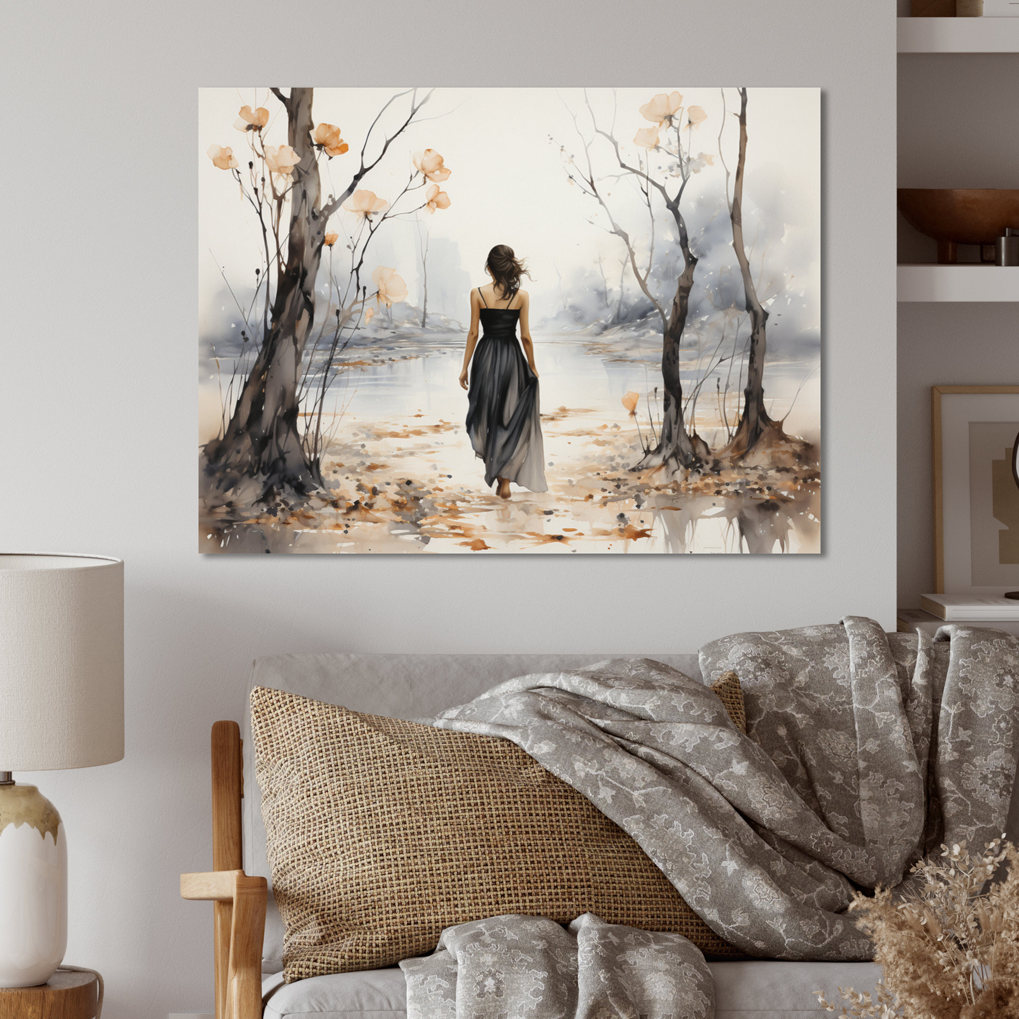 Winston Porter Ephemeral Woman In Japon - People Metal Art Print ...