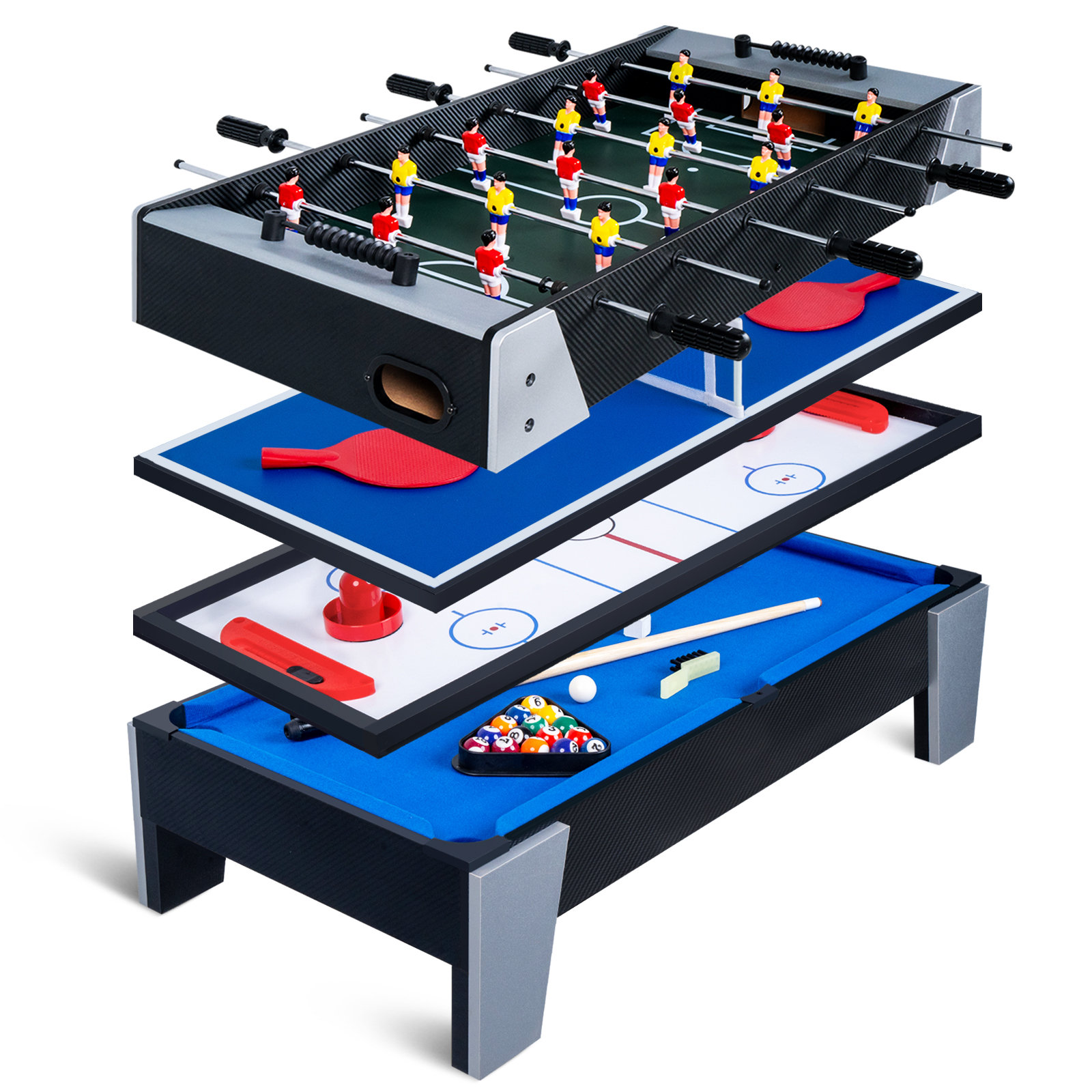 RayChee 33'' L 4 Game Multi Game Table - Wayfair Canada
