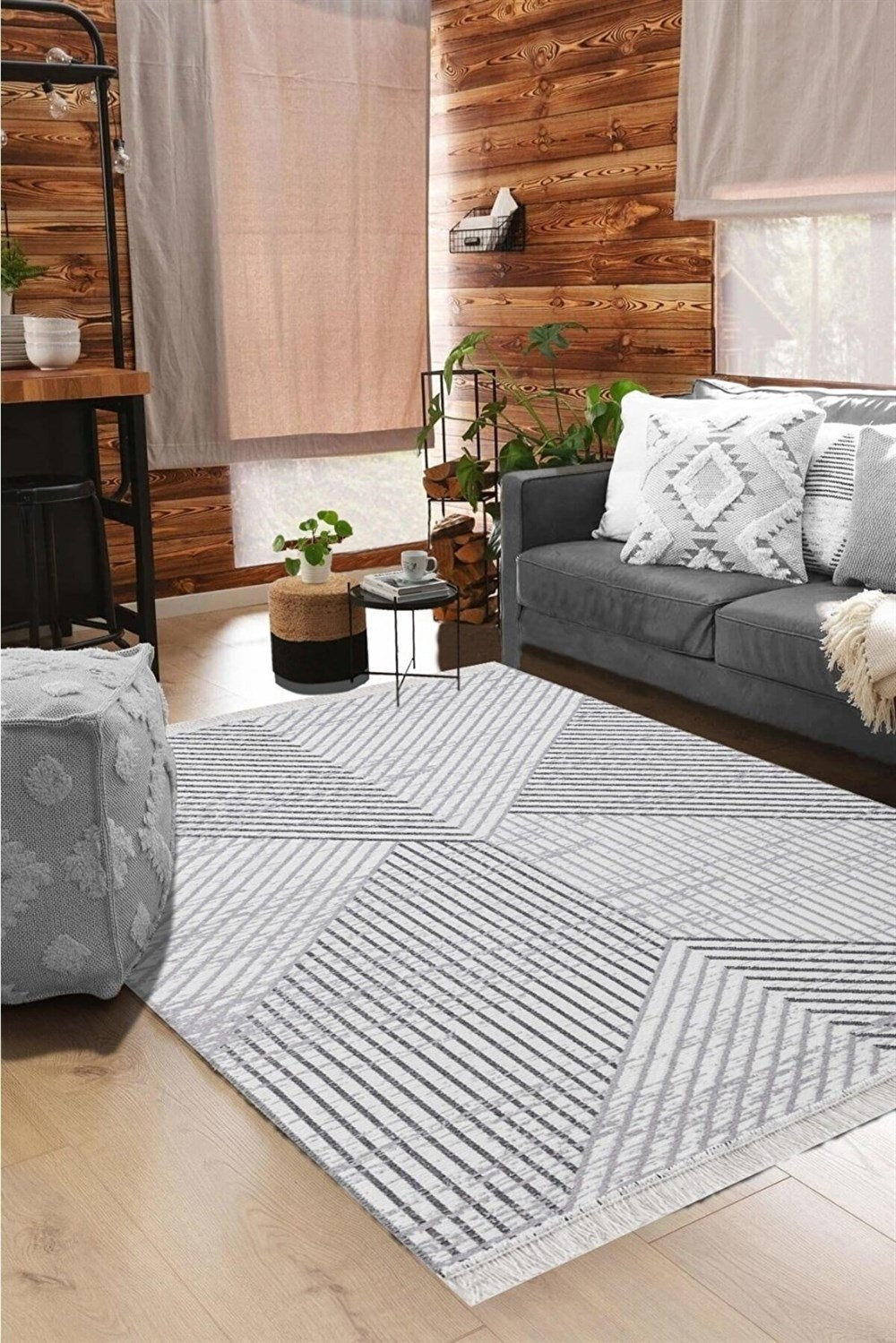 Mercer41 Dobney Cotton Area Rug with Non-Slip Backing | Wayfair