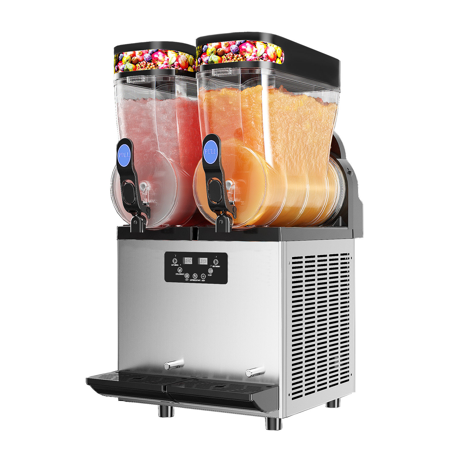 XPW Xpw Commercial Slushy Machine 1000w 30l Tanks Commercial 110v ...