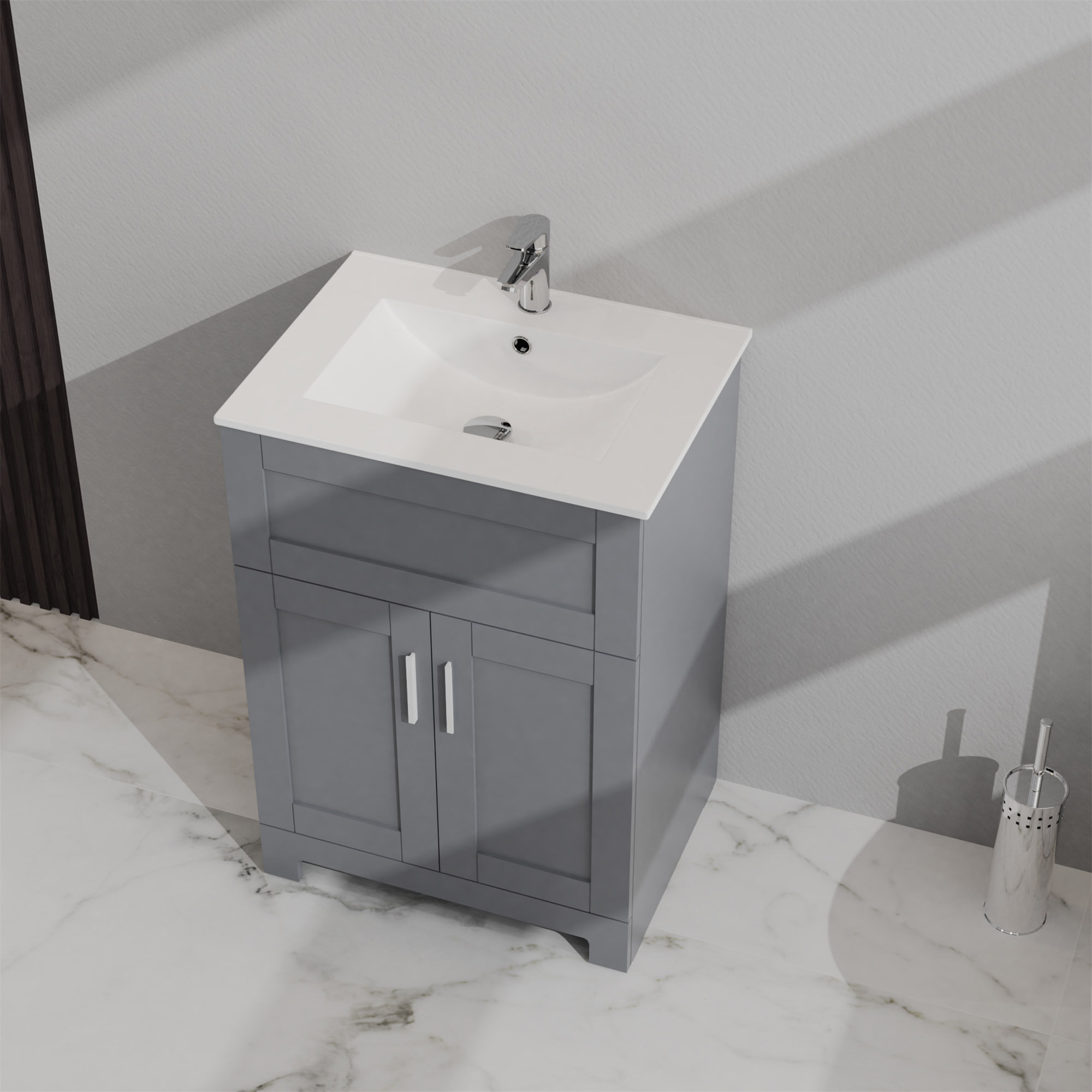 Latitude Run® Bathroom Sink Vanity Laundry Utility Cabinet | Wayfair