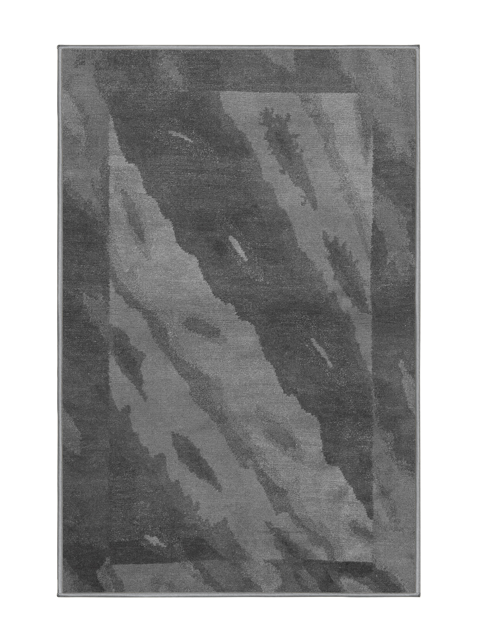 Orren Ellis Dereonna Abstract Machine Woven Chenille/Polyester Area Rug ...