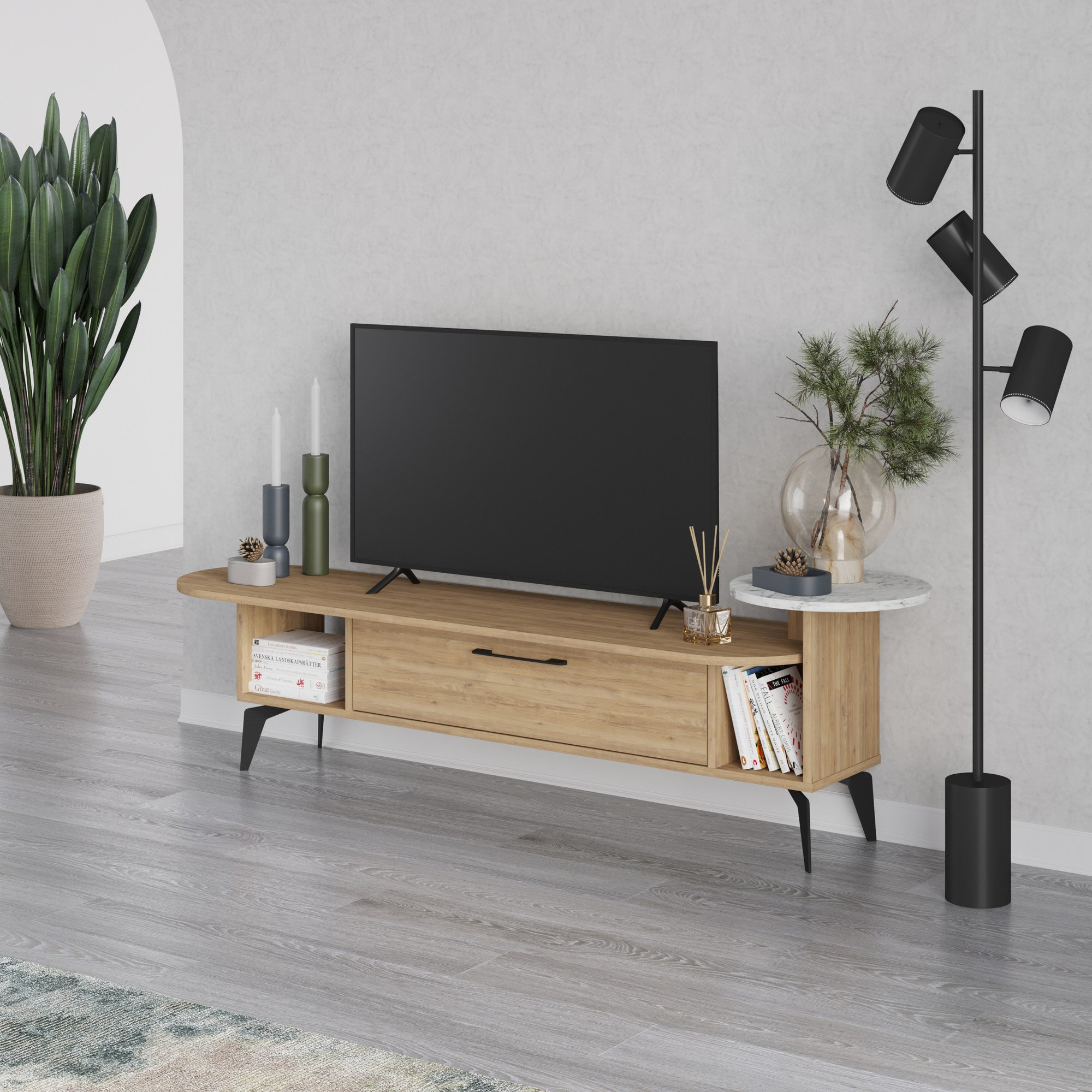 Corrigan Studio® Kise Floating TV Stand for TVs up to 60" | Wayfair