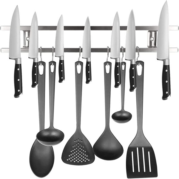 Belfry Kitchen 16 Inch Wall Mounted Kitchen Magnetic Cutlery Knife ...