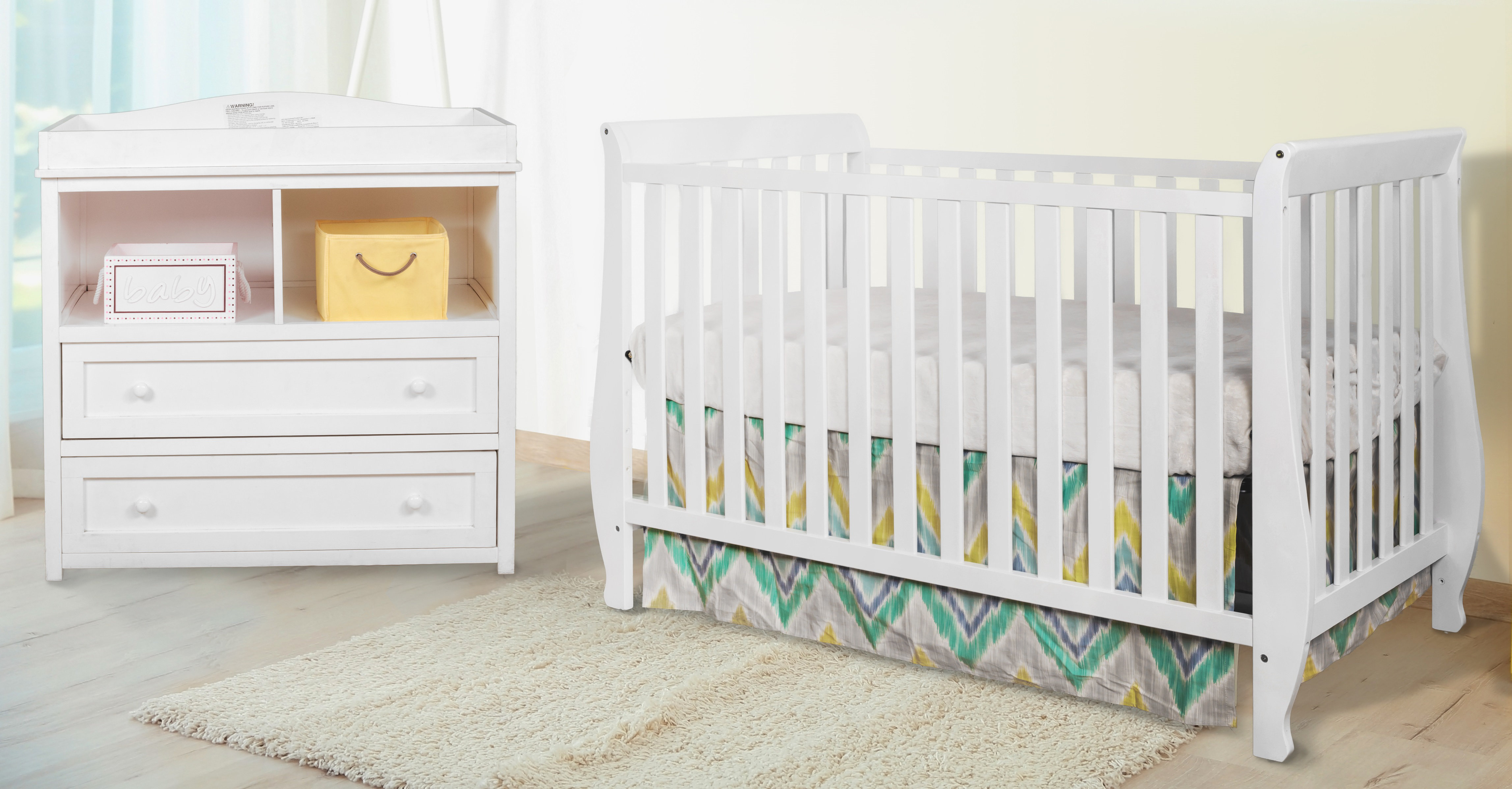 Harriet Bee Deering Convertible Standard Nursery Furniture Set ...
