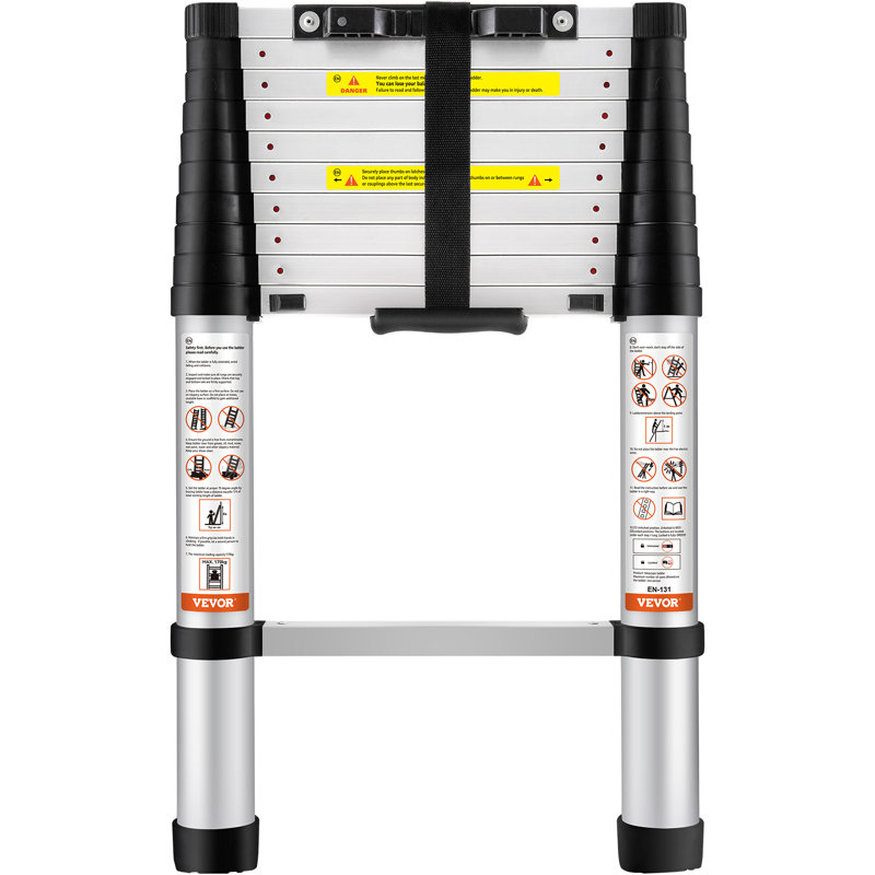 VEVOR Aluminum Folding Extension Ladder & Reviews | Wayfair
