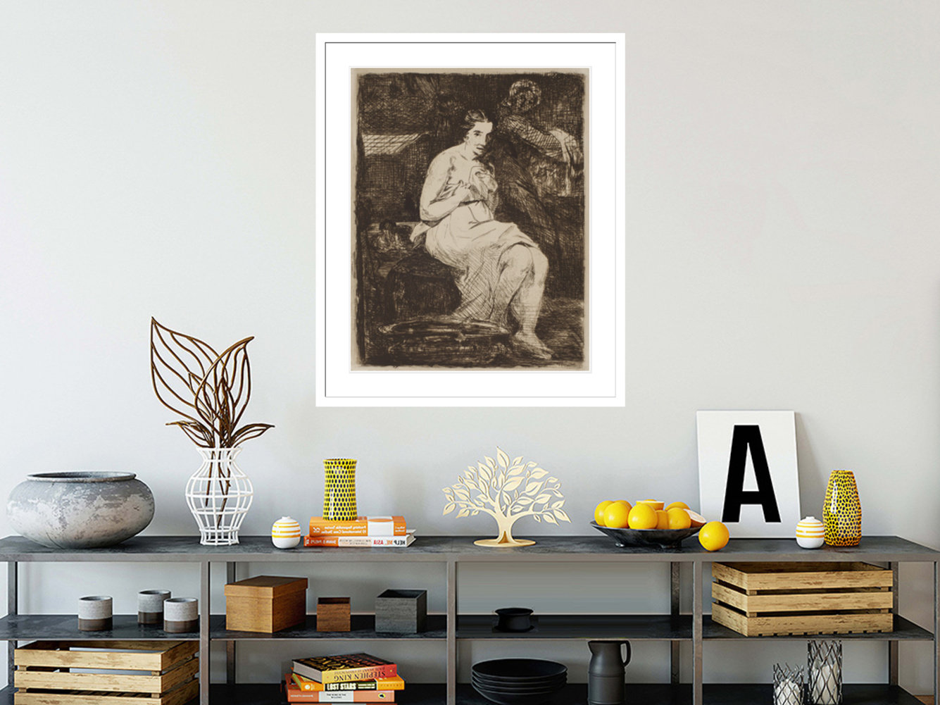 Red Barrel Studio® La Toilette (from the series Huit gravures a l?eau ...